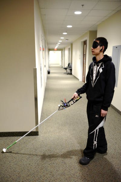 NIH-Funded Robotic Cane With 3D Camera Can Accurately Guide User to ...